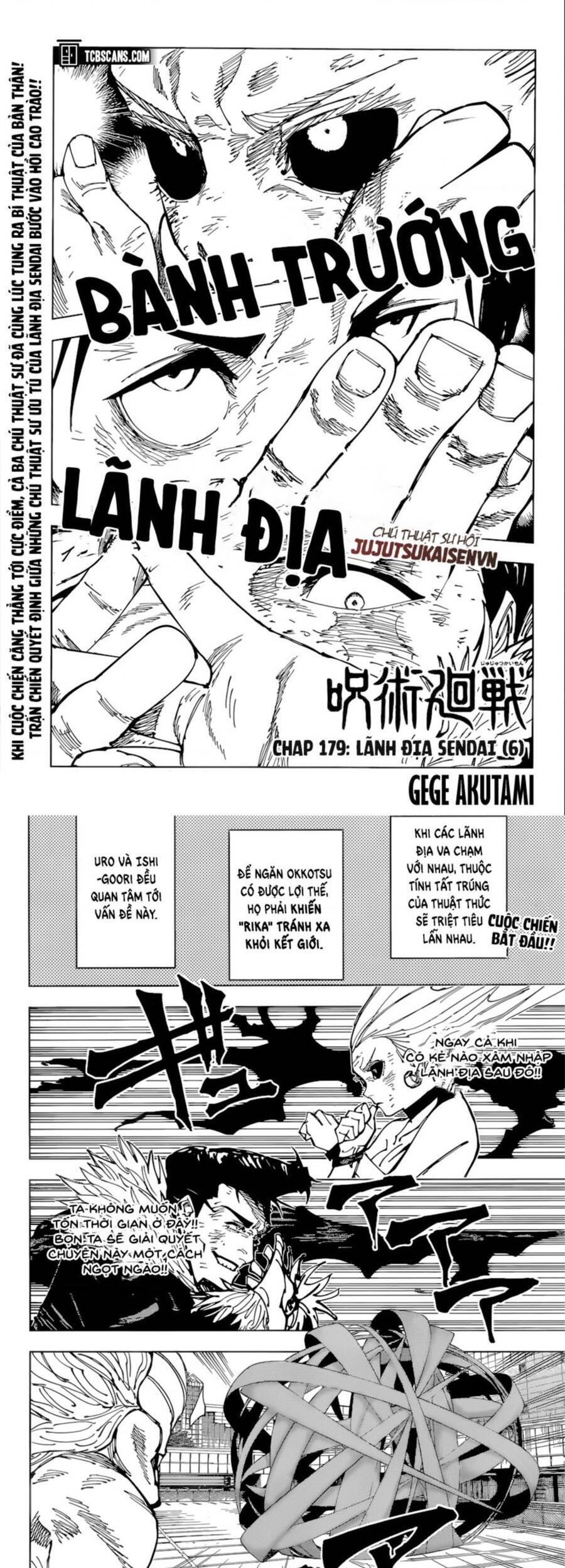 Jujutsu Kaisen - Chú Thuật Hồi Chiến Chapter 179 - NetTruyen